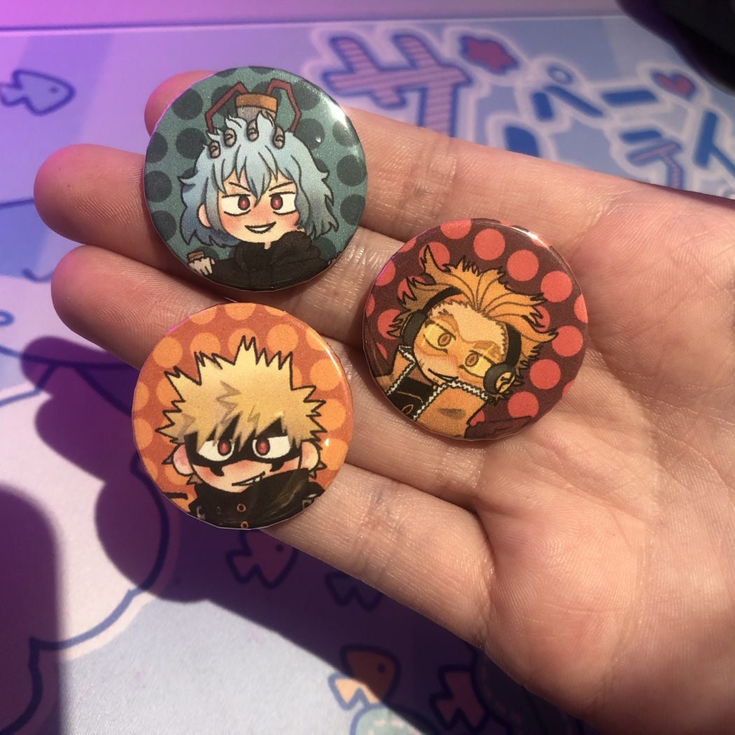 My Hero Academia Badges - Etsy UK