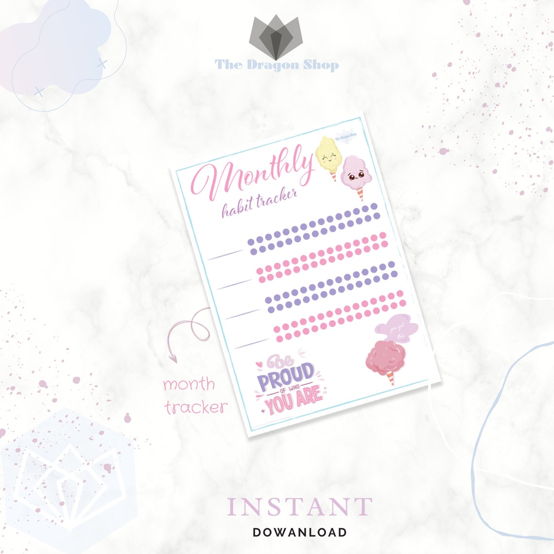 Cotton Candy Planner 2021 Printable September 2021 Planner - Etsy