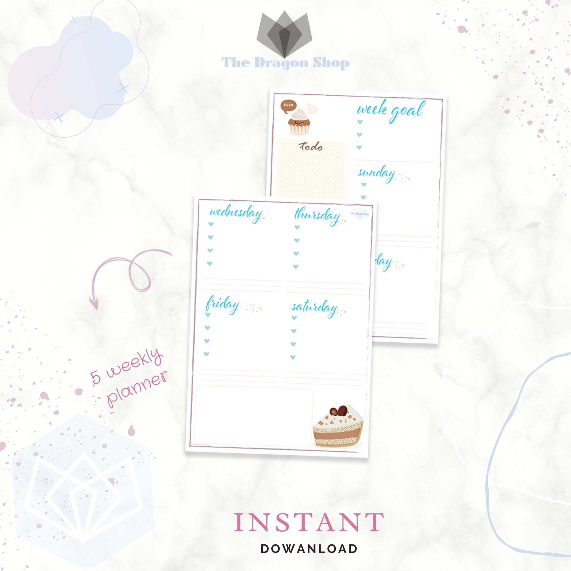 Cake Planner 2021 |november 2021 Printable| Planner| Cute Planner2021 ...