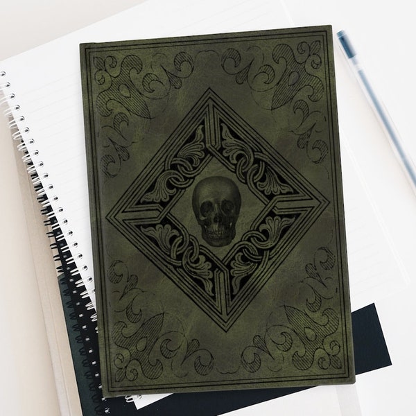 Skull Journal - Etsy