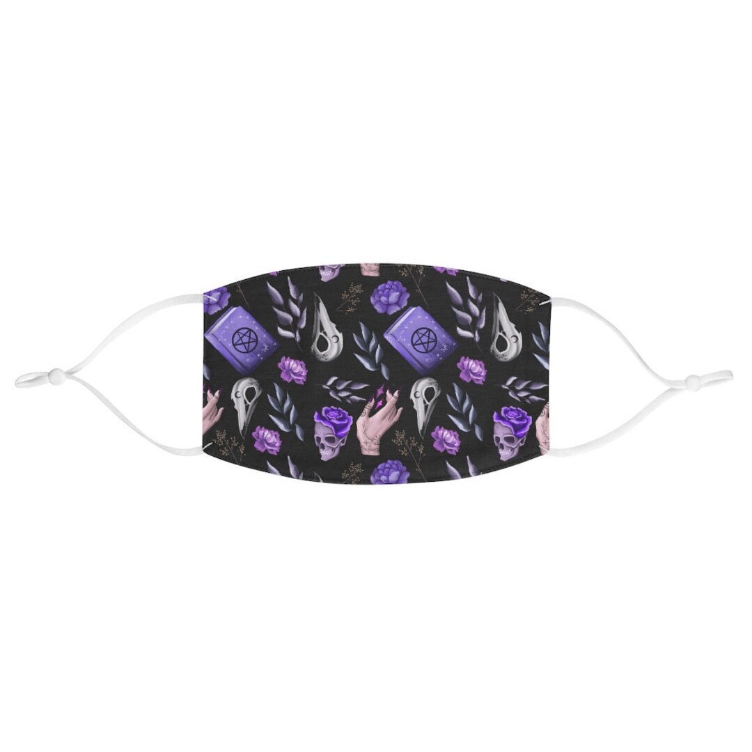 Adult Face Mask Witch Halloween Occult Witchcraft Adjustable - Etsy