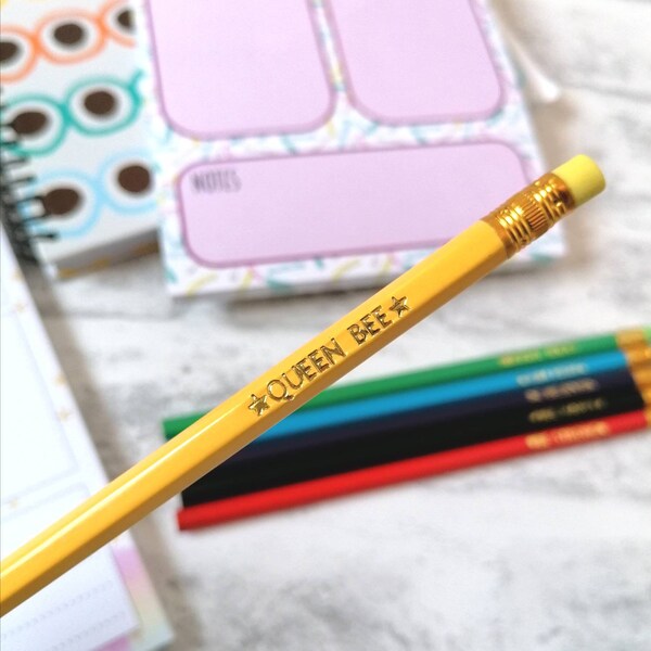Motivational Pencils - Etsy