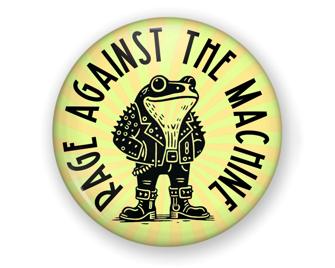Portland Frog Button or Magnet: Resist No Kings Anti ICE Anti-fascism ...