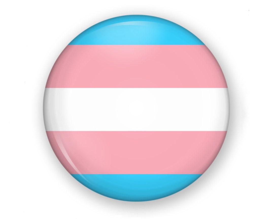 Trans Flag, Trans Flag Button, Trans Button, Trans Pin, Trans Magnet ...