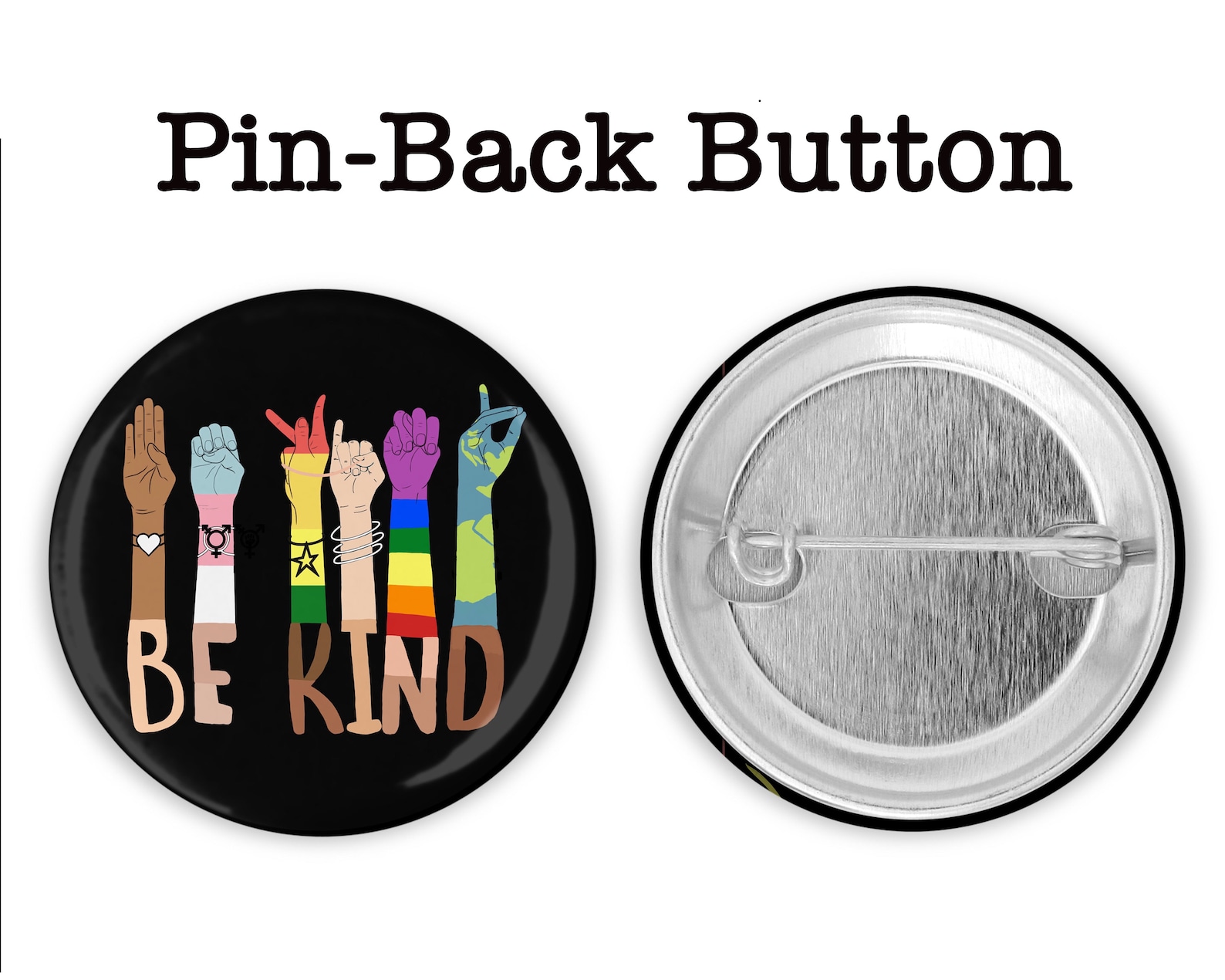 Be Kind Sign Language, Be Kind Sing Language Button Magnet, Trans Be ...