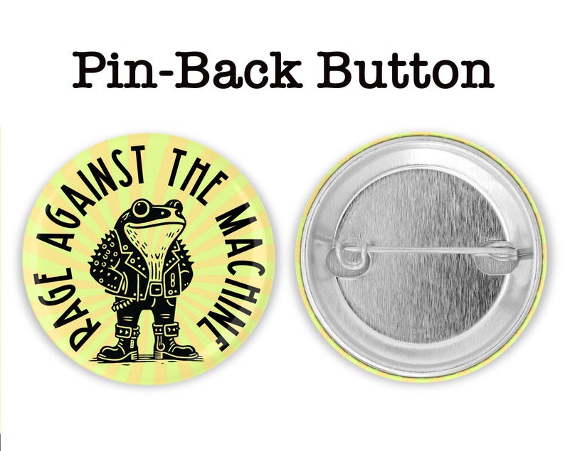 Portland Frog Button or Magnet: Resist No Kings Anti ICE Anti-fascism ...