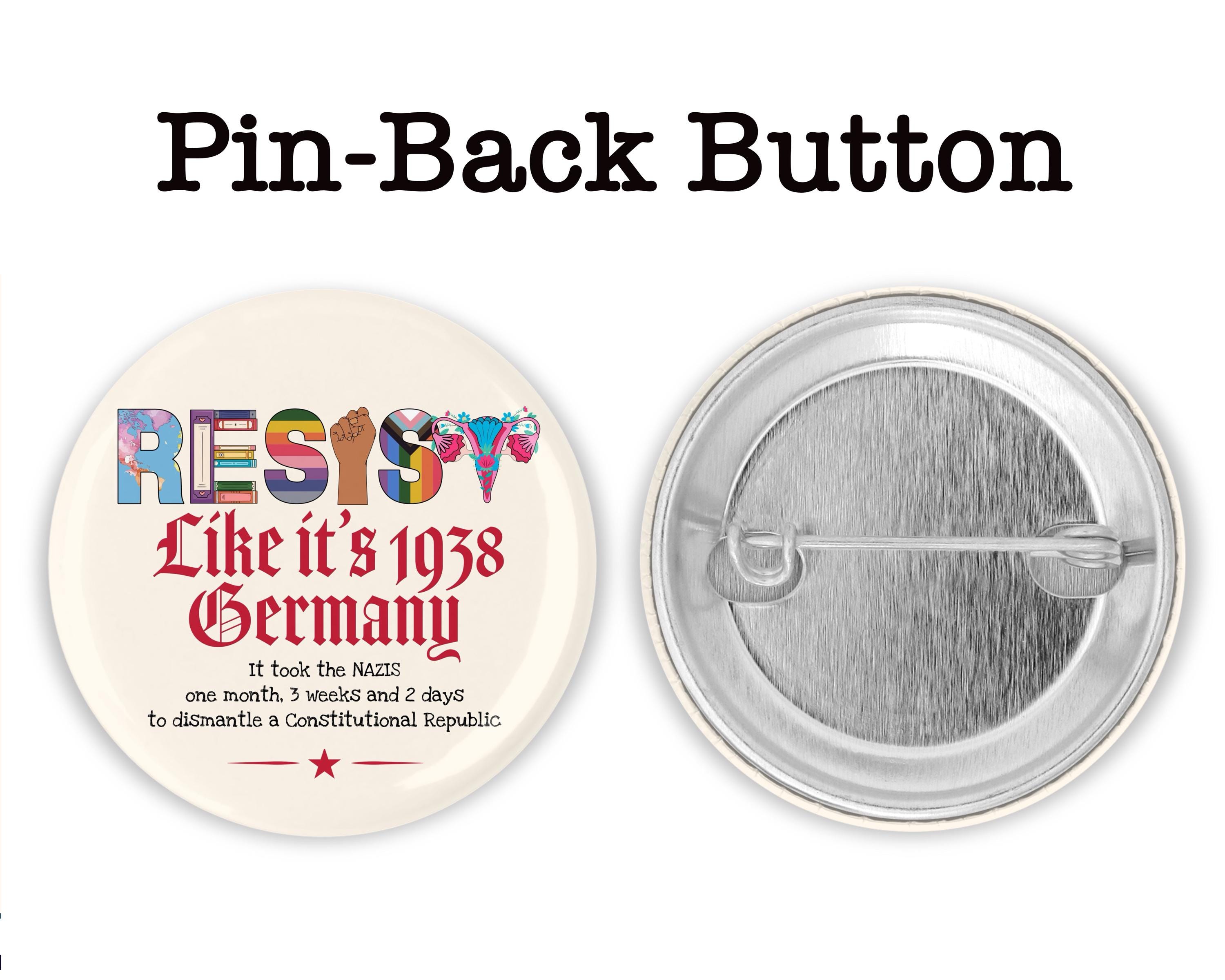 Large Only Resist Button or Magnet, Resist, Protest Button, Protest Pin ...