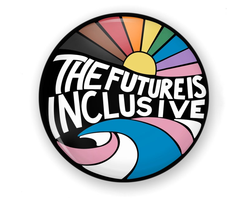 Inclusive Button or Magnet Inclusivity Trans Pin Trans - Etsy