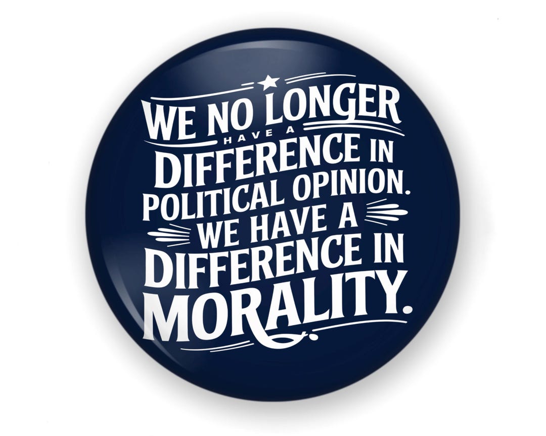 Large Democrat Button or Magnet, ANTI Trump Button, Hands off Button ...