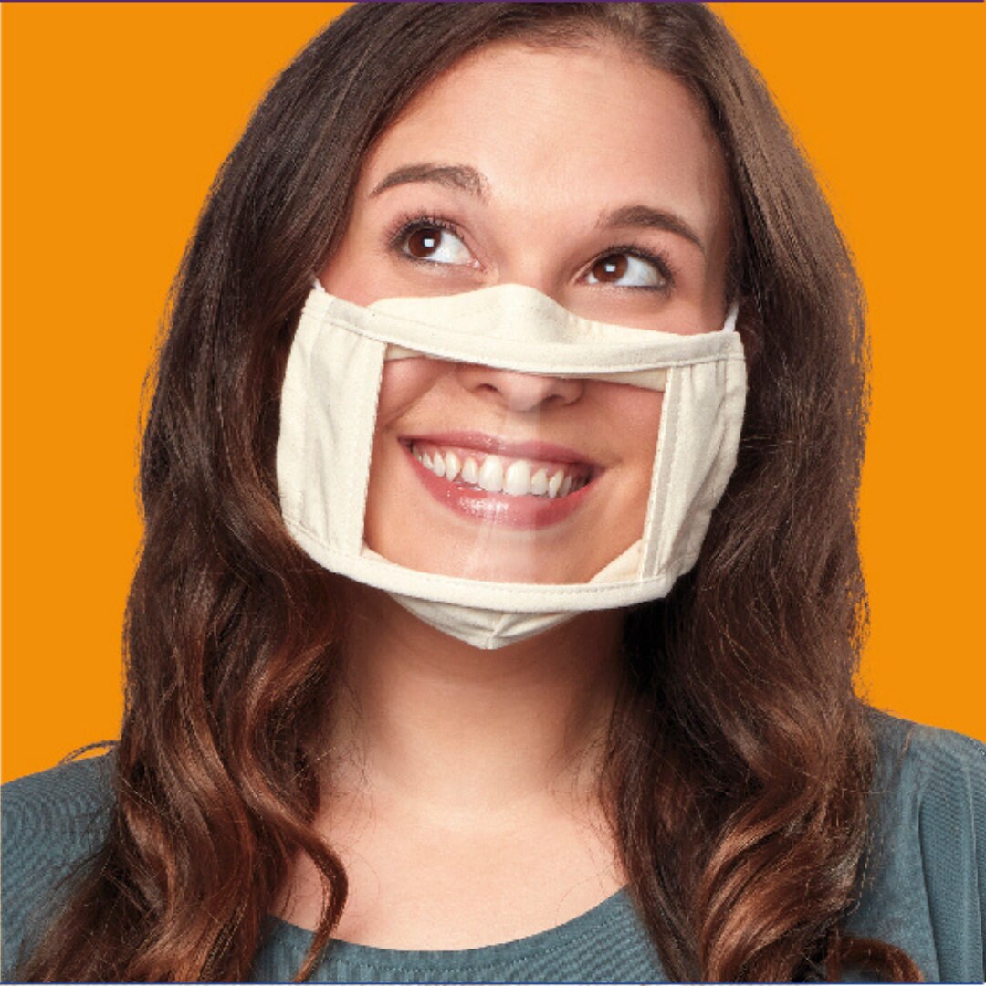 Care Kit With Clear Window Face Mask Adult Size Any Color - Etsy