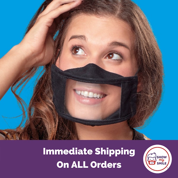Smiling Face Mask - Etsy