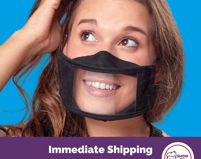 Clear/transparent Face Mask, PVC Mask, Lip Language Masks, Fashion ...