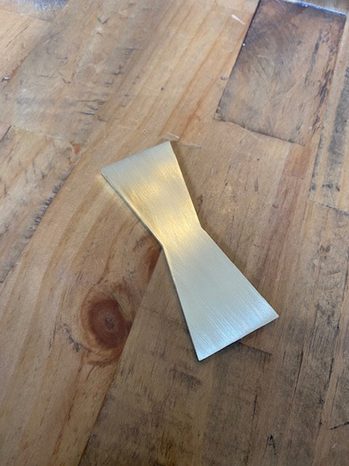 Solid Brass Bow Tie Butterfly Inlay wood working table | Etsy
