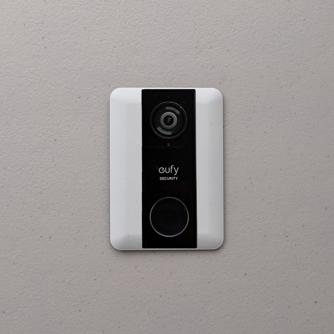 Eufy Security Doorbell Mount 1-gang Metal Wall Plate, White Textured - Etsy