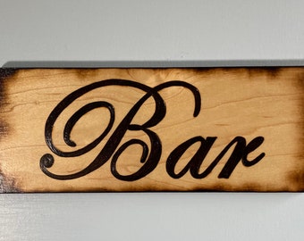 Wood Burned Sign - Etsy