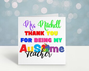 Autism Thank You Card - Etsy UK