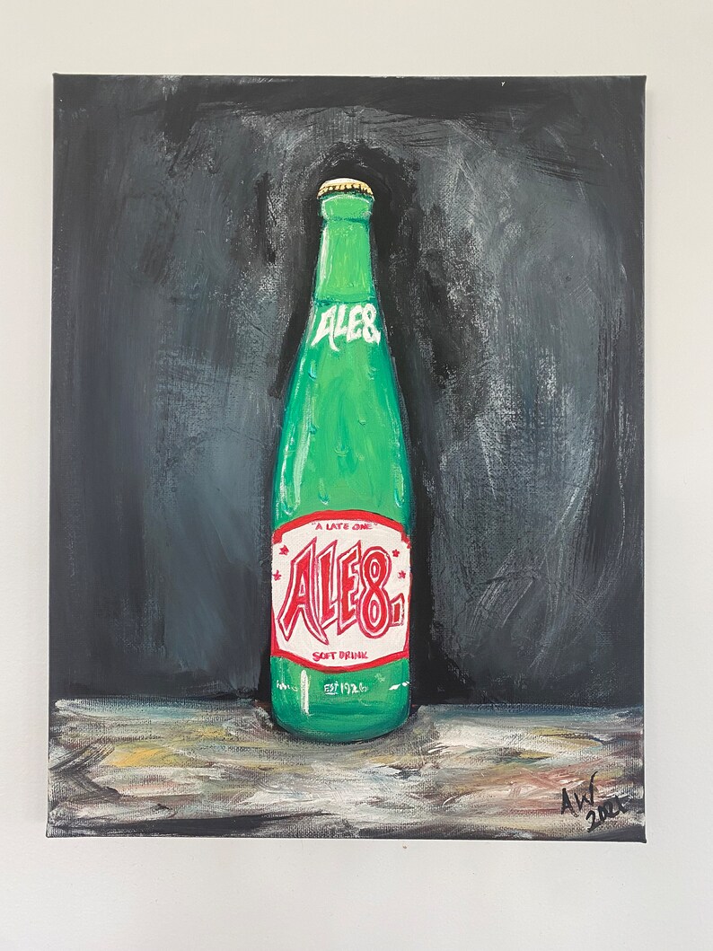 Ale-8-one Long Neck Bottle, Giclee Print on Fine Art Matte Paper - Etsy