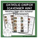 Catholic Church Activities L Sanctuary Scavenger Hunt & Matching Game ...