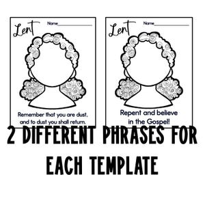 Ash Wednesday Craft | Lent Craft | Sunday School Ashes | Lenten ...