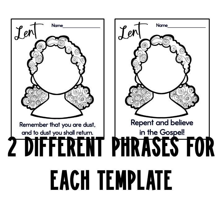 Ash Wednesday Craft | Lent Craft | Sunday School Ashes | Lenten ...