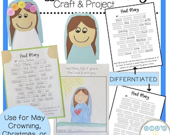 May Crowning Activity, May Crowning Craft, Printable May Crowning Kit ...