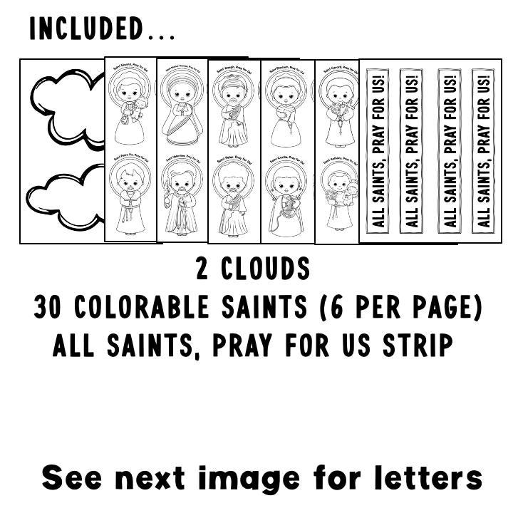 All Saints Day Crafts | Catholic Saint Crown | All Saints' Day Bulletin ...