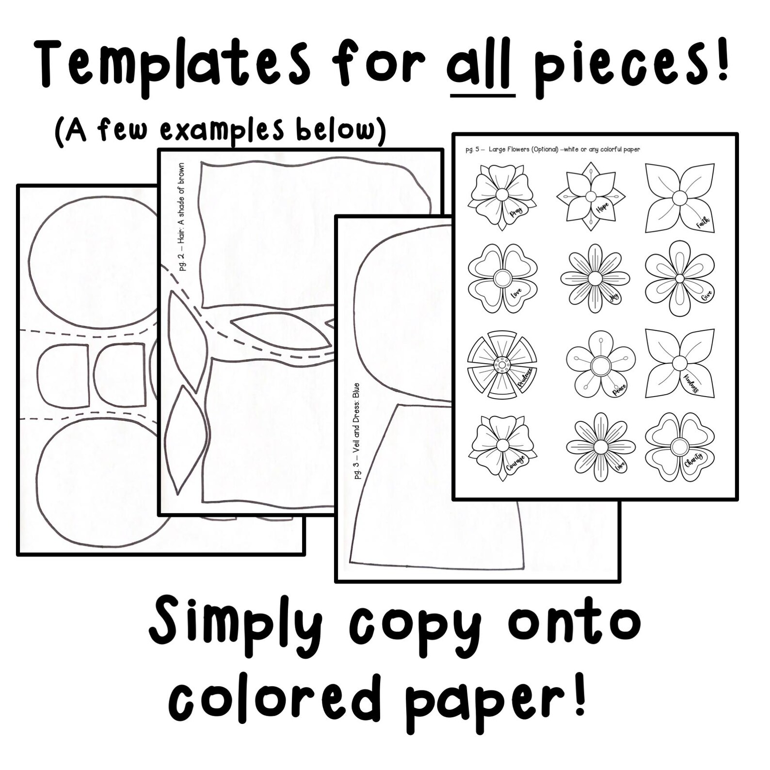 May Crowning Craft | Blessed Mother Activity | Mother Mary Activity ...