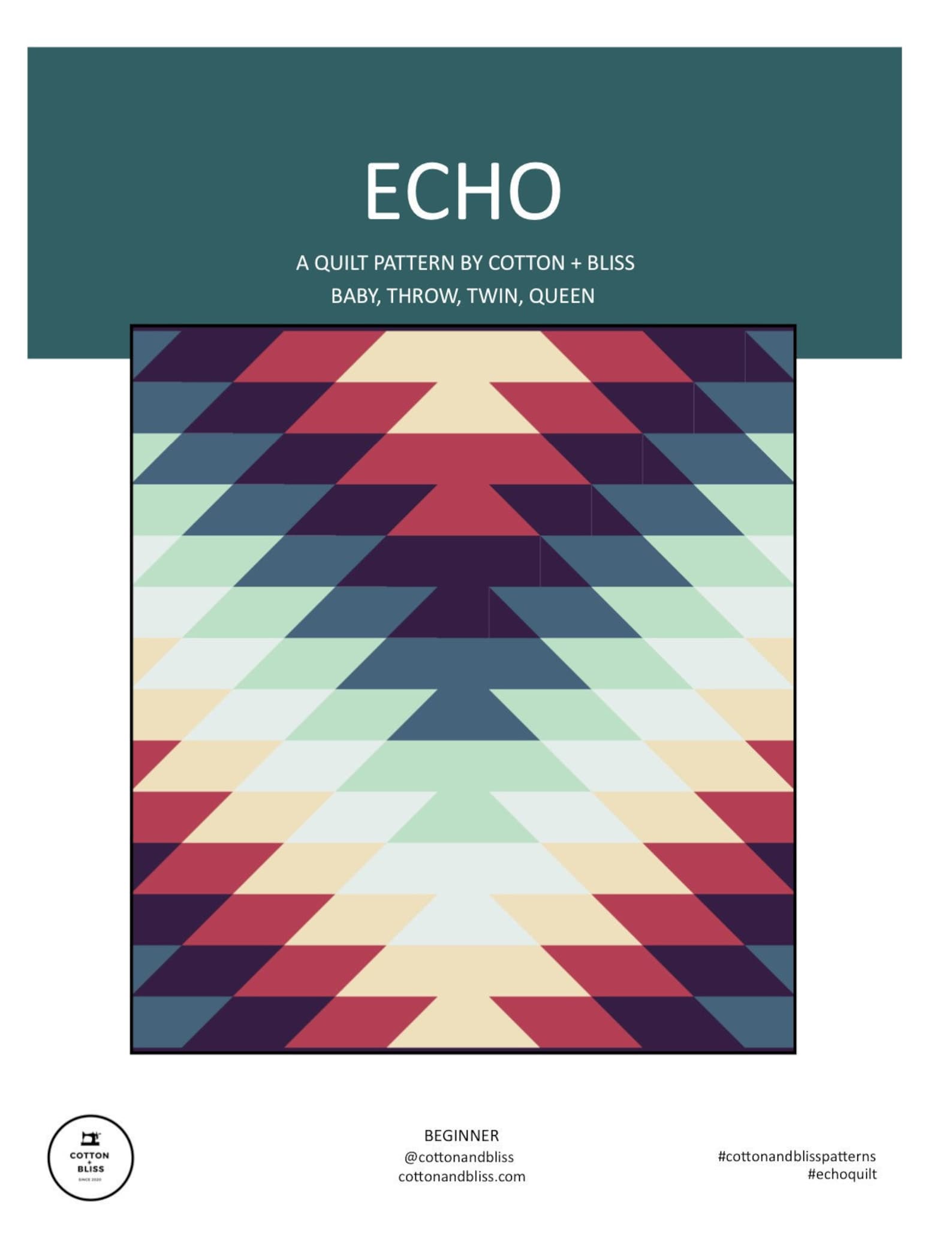 Echo Quilt Pattern - Etsy