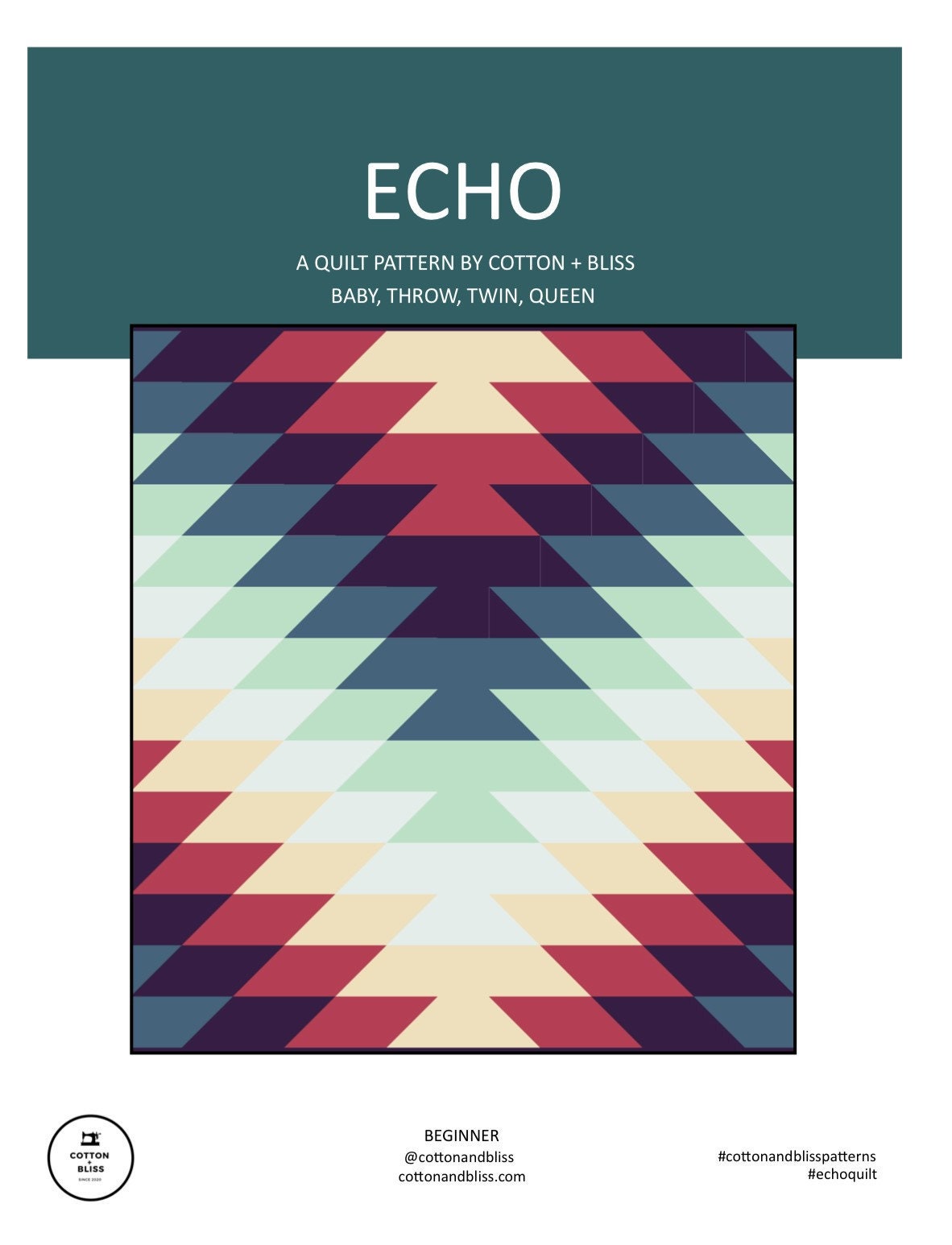 Echo Quilt Pattern - Etsy