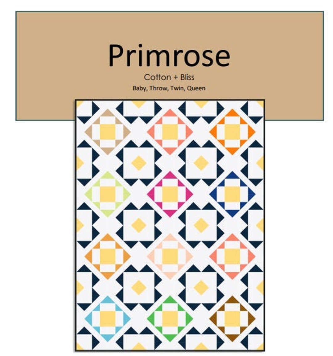 Primrose Quilt Pattern - Etsy