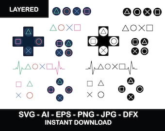 Ps5 Controller Buttons - Etsy