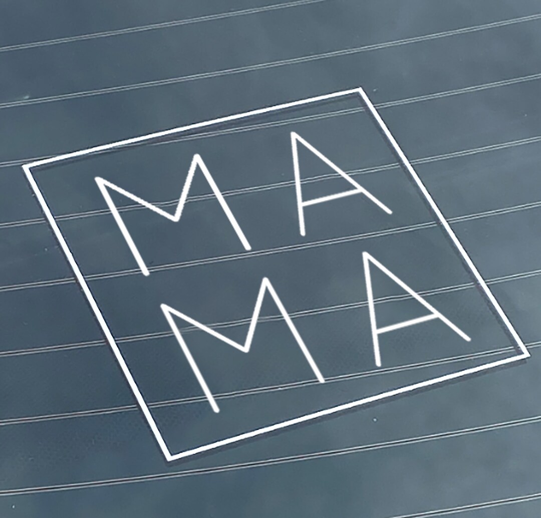 MAMA Car Decal, MAMA Decal, New Mom Gift, Baby Shower Gift, Mom Gift ...