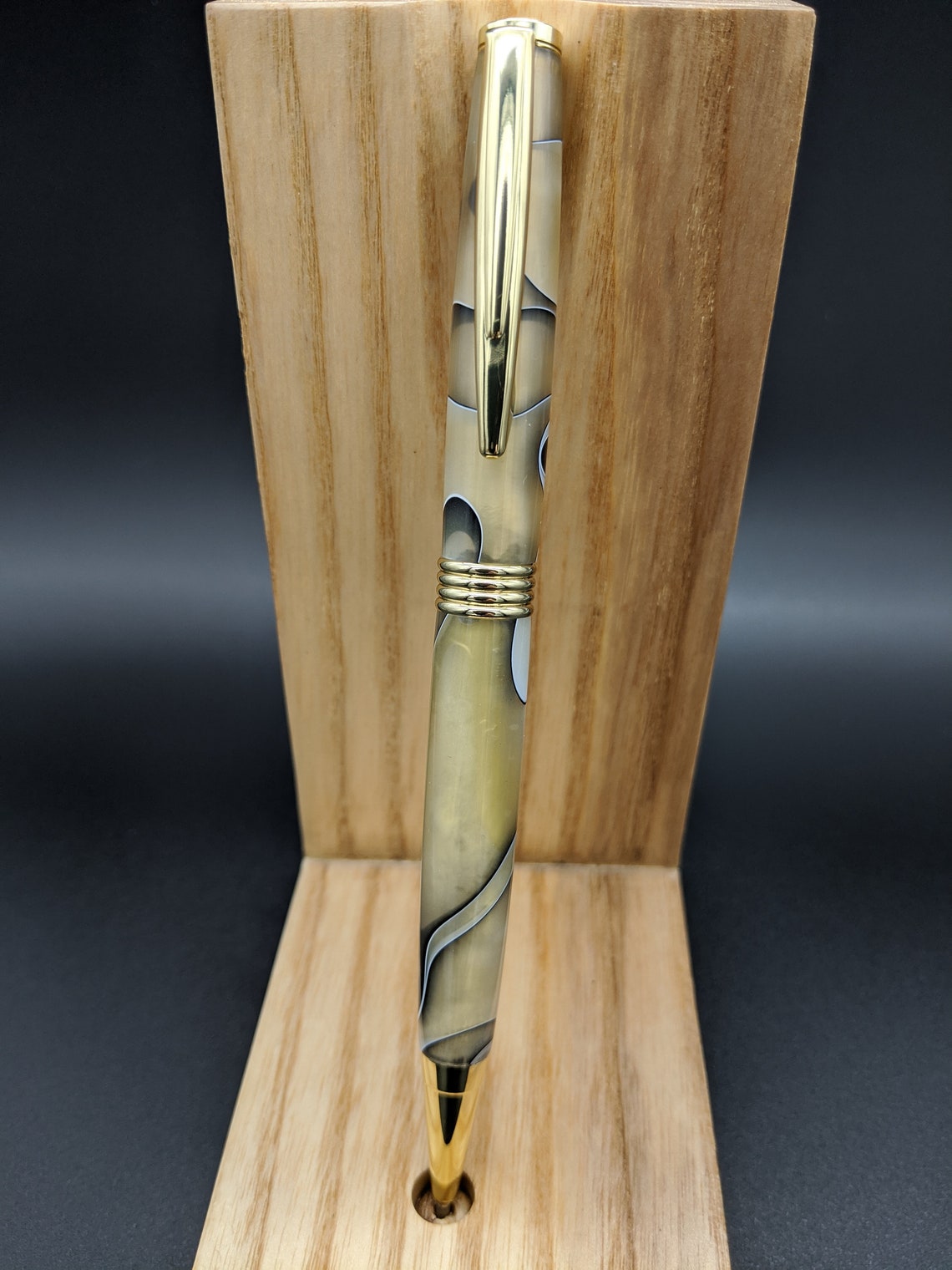 Custom Made Pen - Seashell Swirl - Etsy