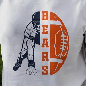 Bears Half Player Svg, Bears Team Svg, Football Player Svg, Football ...