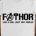 Fathor Svg, Fa-thor Definition Svg, Fathers Day Svg, Avengers Svg ...