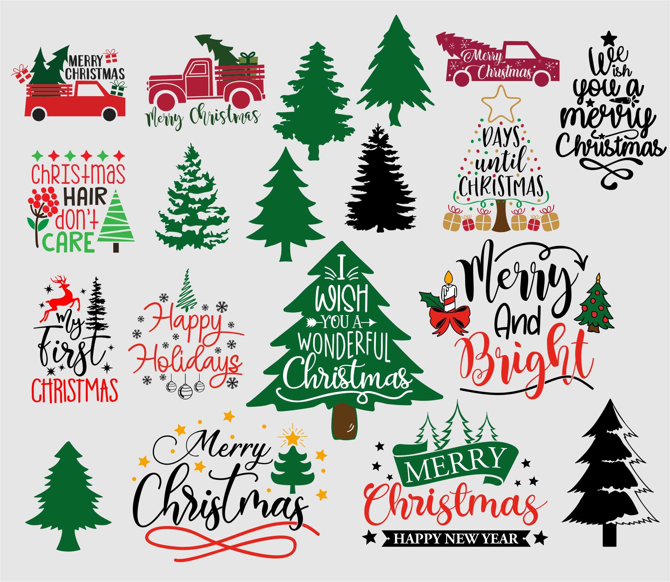 325 Christmas Svg Christmas Svg Bundle Winter Svg Santa | Etsy