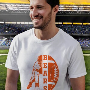 Bears Half Player Svg, Bears Team Svg, Football Player Svg, Football ...