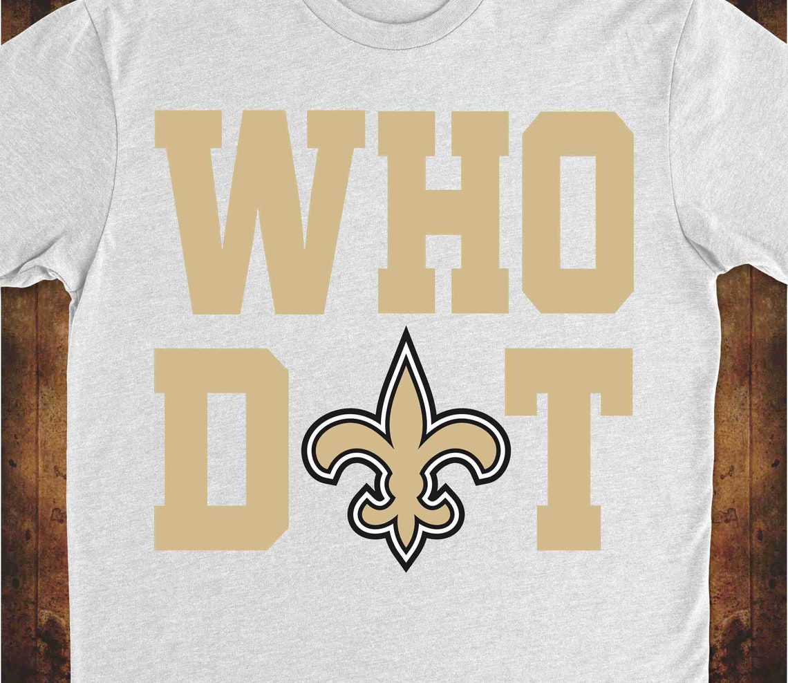 Who dat svg new orleans saints svg saints svg saints | Etsy