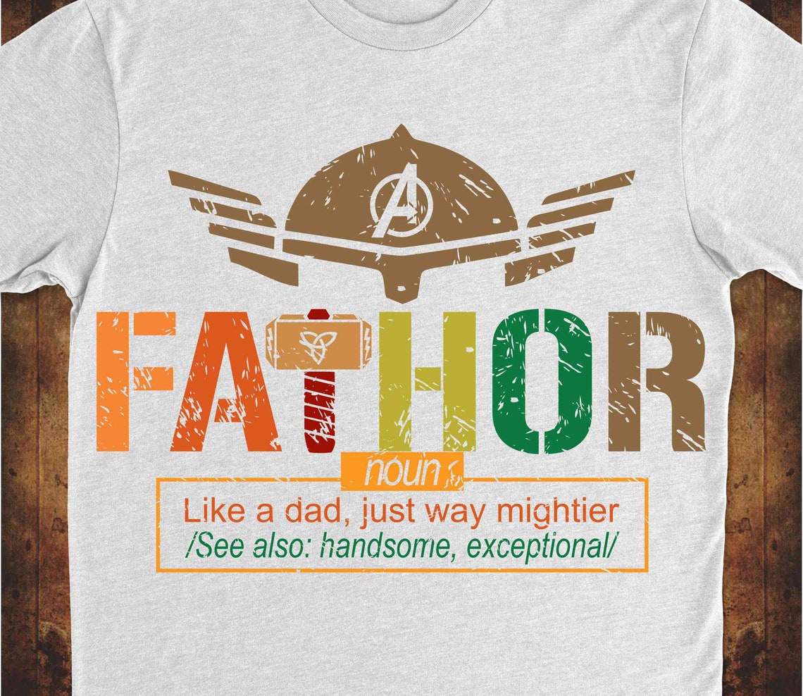 Fathor svg Fa-Thor Definition svg fathers day svg Avengers | Etsy