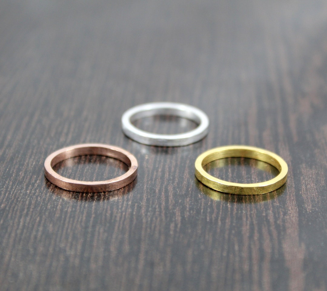 925 Sterling Silver, Simple Band, Plain Ring, Silver Jewelry, Statement ...