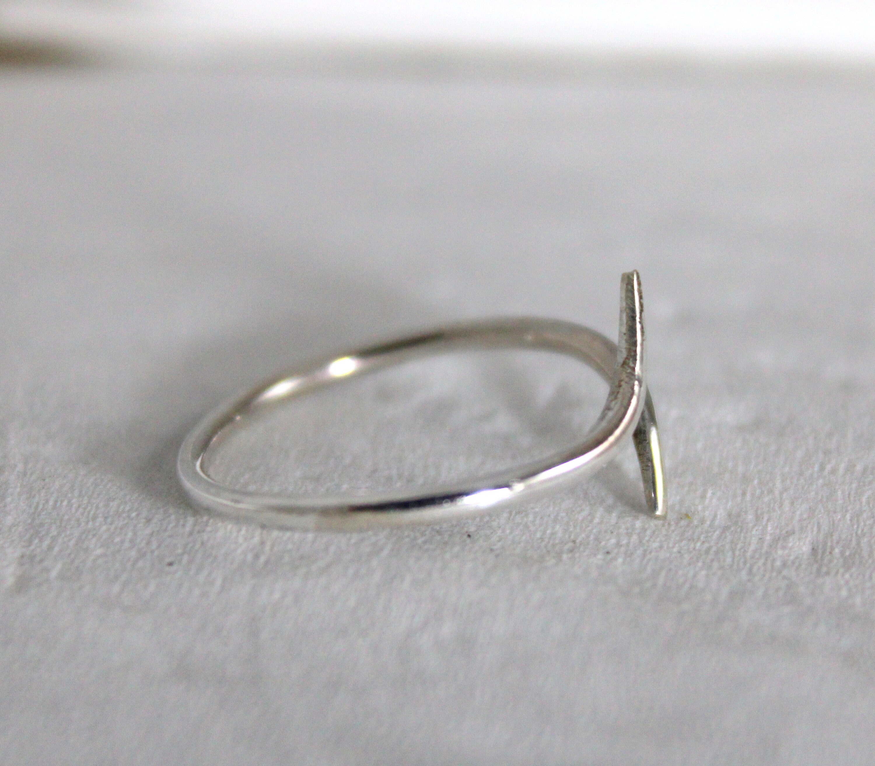 925 Sterling Sliver Curve Open Ring Sliver Jewelry Simple - Etsy UK