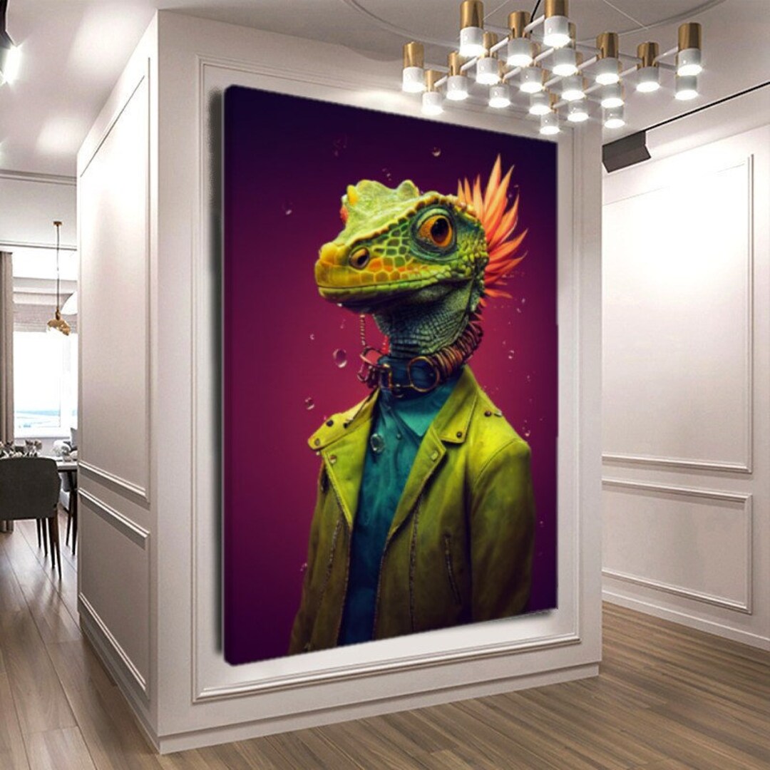 Lizard Woman Art