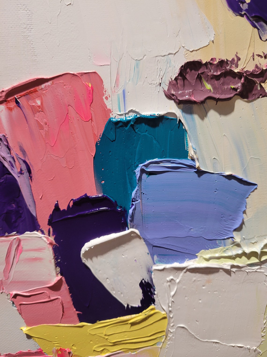 EXTRA LARGE TEXTURED Abstract Wall Art Canvas Painting Thick - Etsy ...