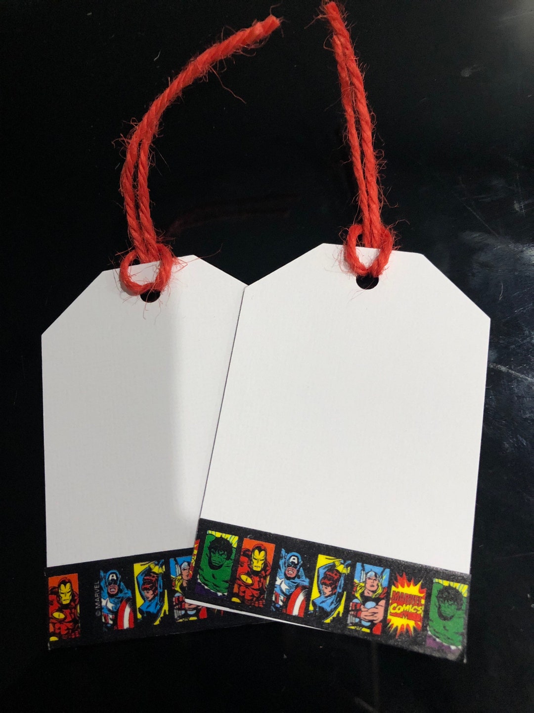 Marvel Avengers Gift Tags - Etsy