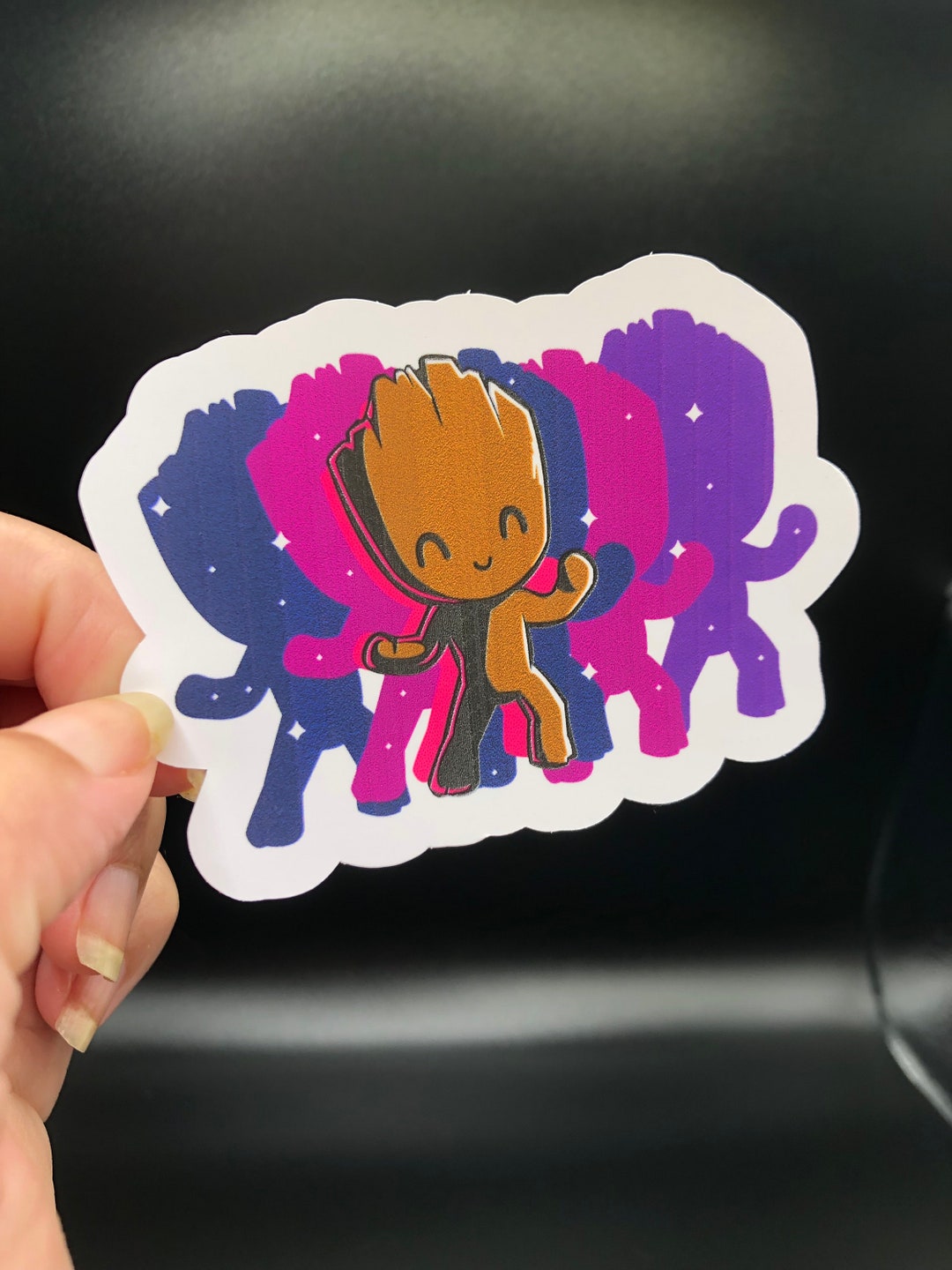 Dancing Baby Groot Marvel Disney Vinyl Sticker - Etsy