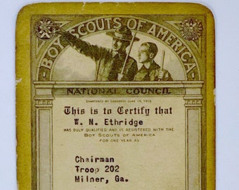 Bsa Membership Card | Etsy