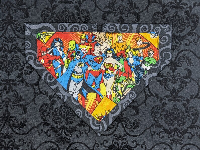 Puppy Flair Bandana Superhero - Etsy