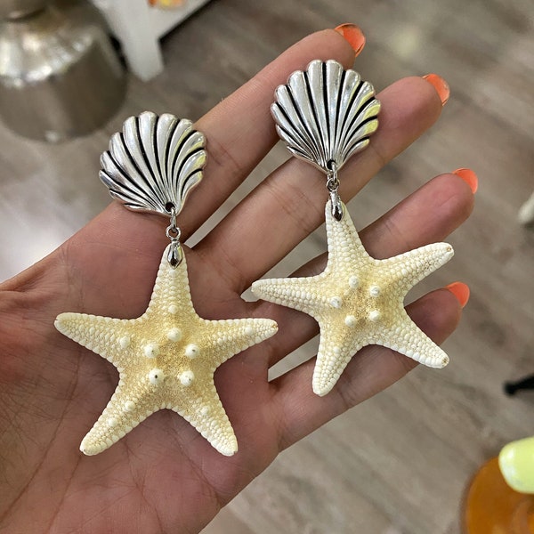Starfish Earrings - Etsy