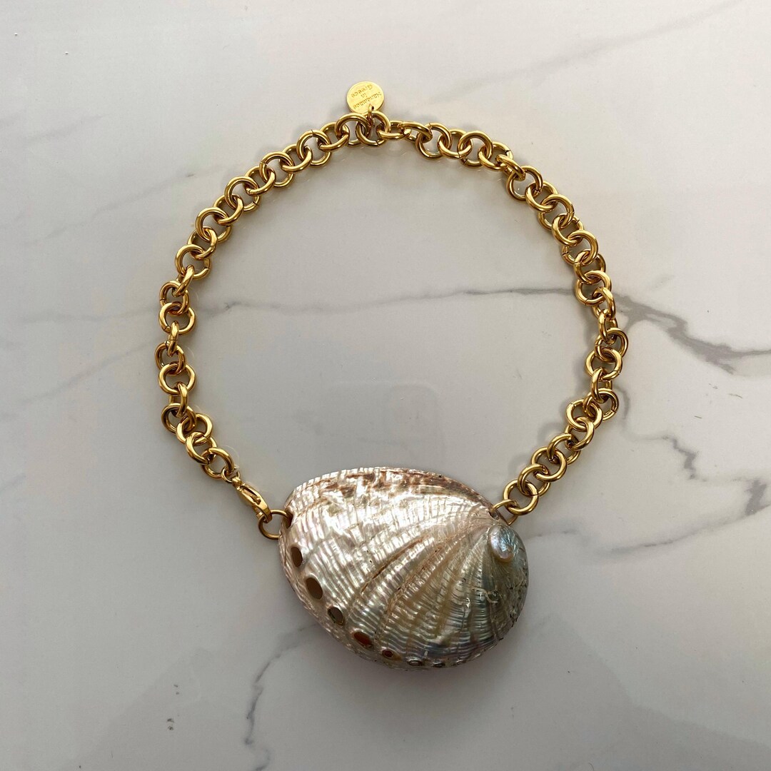 Seashell Necklace, Real Shell Necklace, Natural Shell Pendant Necklace ...