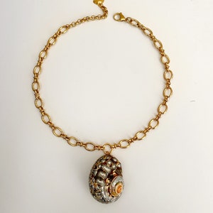 Large Shell Pendant Necklace, Giant Huge Shell Necklace, Natural Shell ...